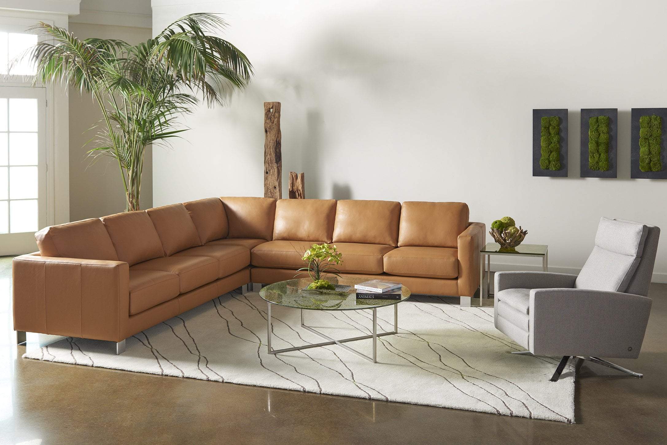 American leather sectional sofa store