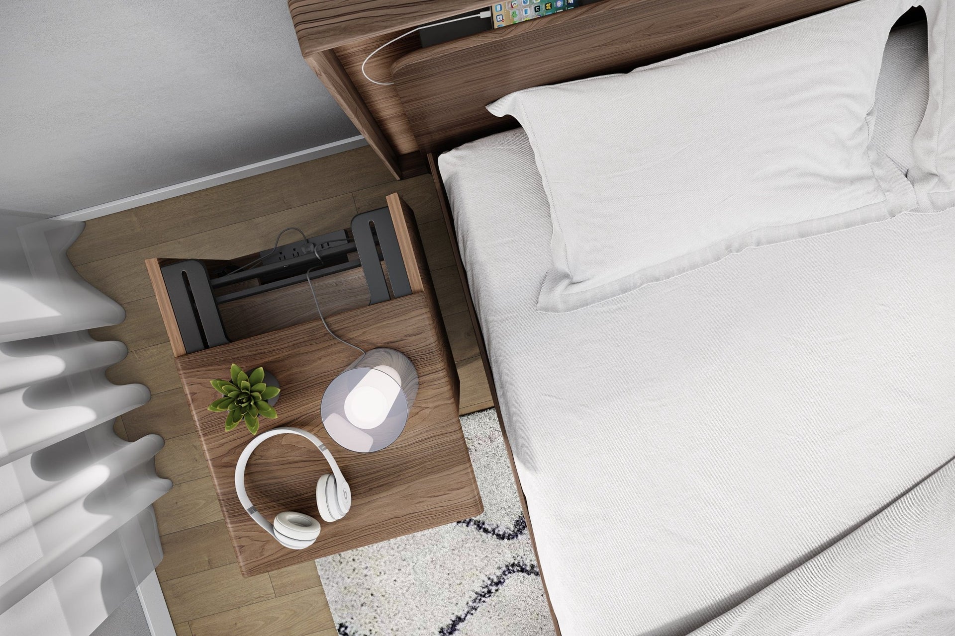 BDI Linq 22 Inch Nightstand 9181