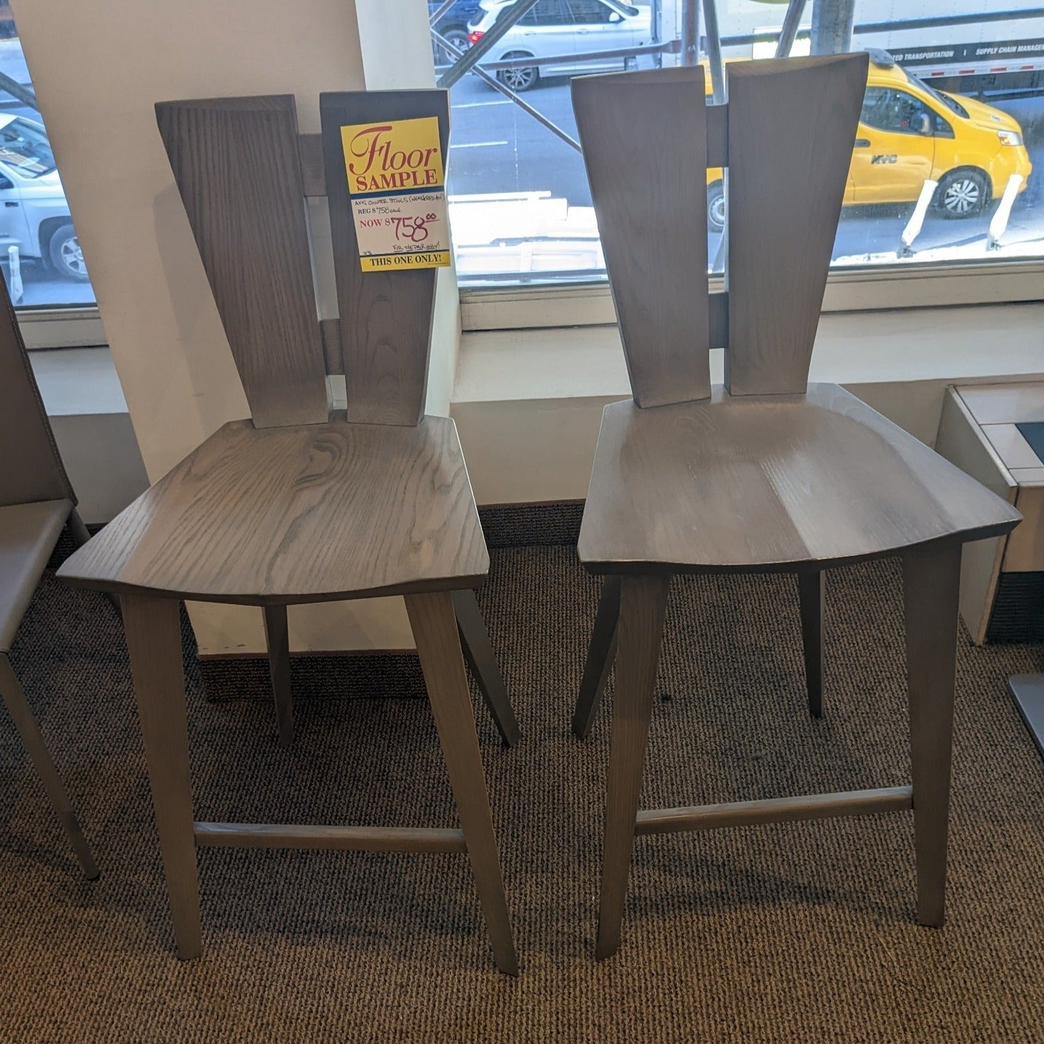 2 Copeland Axis Counter Stools